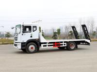 China Platform Truck diesel flatbed trucks with compact structure durable design and ladders for safe convenient loading unloading for sale