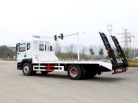 China Platform Truck diesel flatbed trucks with compact structure durable design and ladders for safe convenient loading unloading for sale