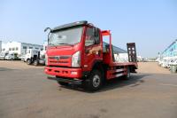 China 4x2 Diesel Flatbed Truck 10 Ton Capacity Heavy Duty Platform Truck for Excavator Transport for sale