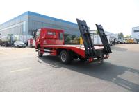 China 4x2 Diesel Flatbed Truck 10 Ton Capacity Heavy Duty Platform Truck for Excavator Transport for sale