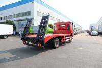 China 4x2 Diesel Flatbed Truck 10 Ton Capacity Heavy Duty Platform Truck for Excavator Transport for sale