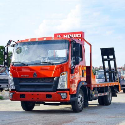 China 4x2 Diesel Flatbed Truck for Heavy Equipment Transport 10 Ton Capacity for sale