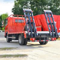 China 4x2 Diesel Flatbed Truck for Heavy Equipment Transport 10 Ton Capacity for sale