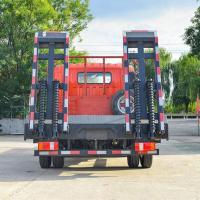 China 4x2 Diesel Flatbed Truck for Heavy Equipment Transport 10 Ton Capacity for sale