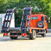 China 4x2 Diesel Flatbed Truck for Heavy Equipment Transport 10 Ton Capacity for sale