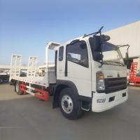China Diesel 4x2 Flatbed Truck for Heavy Equipment Transport 10 Ton Capacity for sale