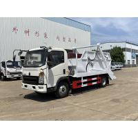 China 5m3 Swing arm garbage truck 4X2 HOWO Suitable for construction sites / municipal sanitation for sale