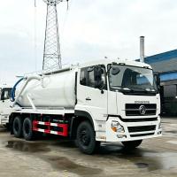 China Dongfeng 6X4 18cbm 18tons Vacuum Sewage Suction Tanker Truck with Water Ring Vacuum Sewage Suction Truck for sale