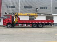 China Hydraulic Truck Mounted Crane Shacman M3000 14ton 16ton Construction Service Truck Crane for sale