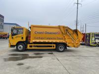 China New Shacman 4x2 Transfer Refuse Vehicle Rear Side Loader Swing Arm Hook Lift Hooklift Waste Compactor Garbage Collection Truck for sale