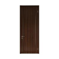 China Bespoke Solid Wood Bedroom Doors Wooden Bedroom Door Natural Woodgrain Panel House Residential Renovation for sale