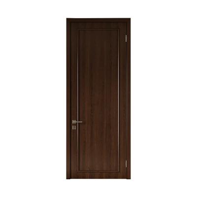 China Bespoke Solid Wood Bedroom Doors Wooden Bedroom Door Natural Woodgrain Panel House Residential Renovation for sale