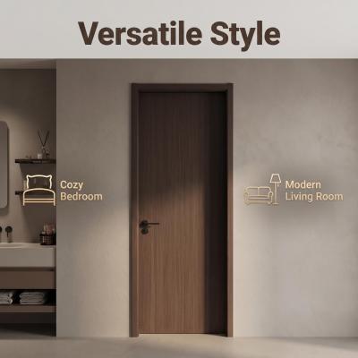 China Paint-Free Wood Grain Woodgrain Internal Doors Wood Grain Doors Interior Eco-Friendly Bedroom Living Home for sale