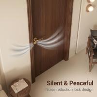 China Fluted Modern Solid Core Interior Doors Solid Core Composite Interior Doors Dark Walnut Silent Lock Acoustic Modern Home for sale