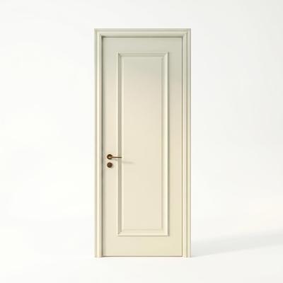 China Custom Light Oak Veneer Internal Doors Oak Solid Core Door Recessed Panel Noise Odor Zero Formaldehyde for sale