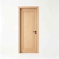 China Custom Non-Arched Oak Veneer Double Doors Oak Veneer Solid Core Door Three-Style Collection Solid Core Eco for sale