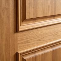 China Curved Panel Oak Veneer Flush Internal Doors Solid Oak Veneer Door Multi-Style Soundproof Bedroom for sale
