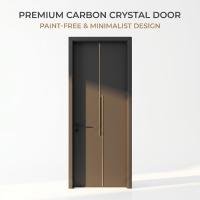 China Eco Paint-Free Solid Core Wood Interior Doors Wood Door Slab Interior Water-Resistant Sound-Insulated Japandi for sale