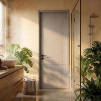 China Split-Panel Matte Door Frame Wpc Wood Polymer Composite Door Frames Mildew-Resistant Durable Bathroom Kitchen for sale
