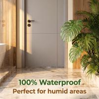 China Grain Split-Panel Wpc Wood Door Wpc Frame For Door Mold Mildew Resistant Bathroom Laundry for sale