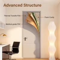 China Zero Formaldehyde Wpc Door With Frame Wpc Doors For Bathrooms Slab Design Single Swing Bathroom for sale
