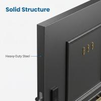 China Heavy-Duty Black Steel Entry Door Black Steel Frame Doors Moisture-Proof Smart Lock Mail Slot Plate for sale