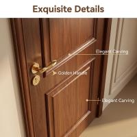 China Door Lever Lock Modern Internal Door Handles Matte Black Gold Brushed Gunmetal Scratch-Resistant Modern for sale