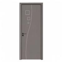 China Flame Retardant WPC Interior Door with Oak Finish and Water Resistant WPC Door for Apartment Renovation for sale