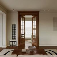 China Customize Security Solid Wood Interior Door with Well Sealed Design and Custom Wooden Door Options for sale