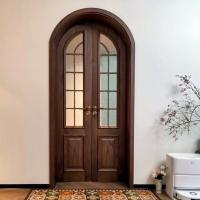 China Customize Security Solid Wood Interior Door with Well Sealed Design and Custom Wooden Door Options for sale