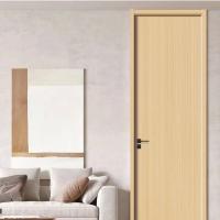 China Waterproof Customizable Modern Solid Wood Interior Door and Solid Wood Door for Bedroom Bathroom Kitchen Apartment Hotel Office Building for sale