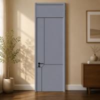 China Waterproof Eco-friendly Customizable Solid Wood Interior Door and Laminated Wood Door for Modern Bedroom and Bathroom for sale