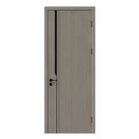 China Waterproof Eco-friendly Customizable Solid Wood Interior Door and Laminated Wood Door for Modern Bedroom and Bathroom for sale