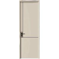 China Water Resistant Customizable Color Swing Solid Wood Interior Door for Bedroom Bathroom Hotel Modern Solid Wood Internal Door for sale