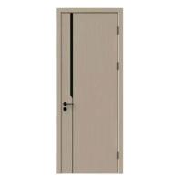 China Water Resistant Customizable Color Swing Solid Wood Interior Door for Bedroom Bathroom Hotel Modern Solid Wood Internal Door for sale