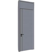 China Water Resistant Customizable Color Swing Solid Wood Interior Door for Bedroom Bathroom Hotel Modern Solid Wood Internal Door for sale