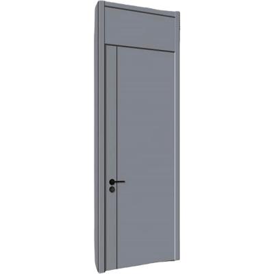 China Waterproof Customizable Push Pull Solid Wood Interior Door for Bedroom and Bathroom Projects for sale