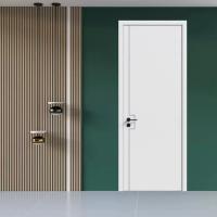 China Customizable Waterproof 40-50mm Thickness Solid Wood Interior Door and Solid Wood Swing Door for Modern Minimalist Interiors for sale