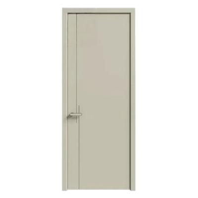 China Customized Soundproof Wear Resistant Solid Wood Interior Door for Modern Apartment Bathroom Hotel Interiors for sale
