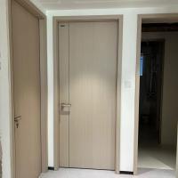 China Paint Free Water Resistant Solid Wood Interior Door Safety Ecological Door for Bedroom Hotel for sale