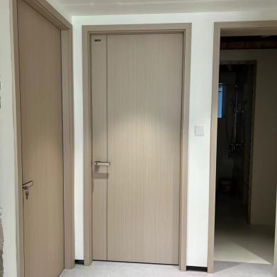 China Paint Free Water Resistant Solid Wood Interior Door Safety Ecological Door for Bedroom Hotel for sale