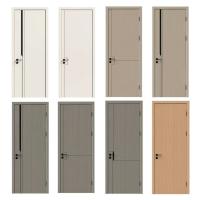 China Paint Free Water Resistant Solid Wood Interior Door Safety Ecological Door for Bedroom Hotel for sale