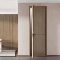China Paint Free Water Resistant Solid Wood Interior Door Safety Ecological Door for Bedroom Hotel for sale