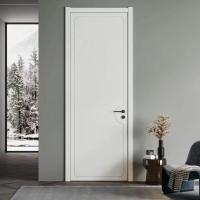 China Paint Free Water Resistant Solid Wood Interior Door Safety Ecological Door for Bedroom Hotel for sale