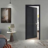 China Environmentally Friendly Silent Customizable Solid Wood Interior Door for Modern Apartments and Hotels for sale