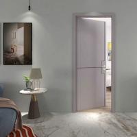 China Environmentally Friendly Silent Customizable Solid Wood Interior Door for Modern Apartments and Hotels for sale