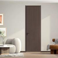 China Environmentally Friendly Silent Customizable Solid Wood Interior Door for Modern Apartments and Hotels for sale