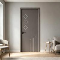 China Push Pull Customized Color Environmental Protection Solid Wood Interior Door for Hotel Bedroom Bathroom for sale