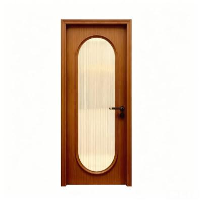China Soundproof Moisture-Proof Wear-Resistant Glass Door and Wood Glass Door for Modern Bedroom and Hotel Interior Use for sale