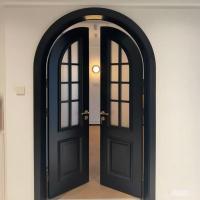 China Waterproof French Style Custom Glass Sliding Door for Villa Hotel and Home Bar Interior Exterior Use for sale